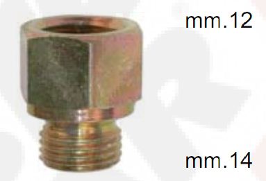 Štuceris 12x14mm VID12/ISOR14 - Autura
